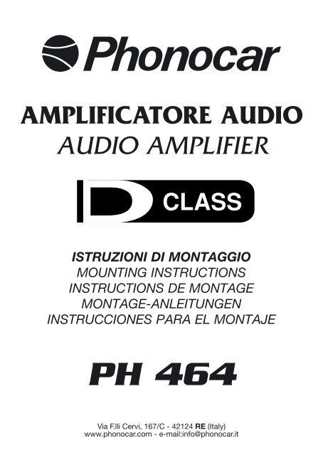 PH 464 - Phonocar