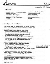 Antigone Worksheets Answers Prologue