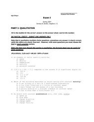 PH2100 Formula Sheet - Physics
