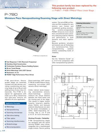 Piezo-Stage Magazines