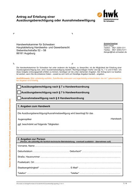 Ausnahmebewilligung 8 Hwo Prufungsfragen