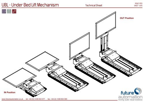 UBL UnderBed Lift TECH ISSUE3 - Future Automation