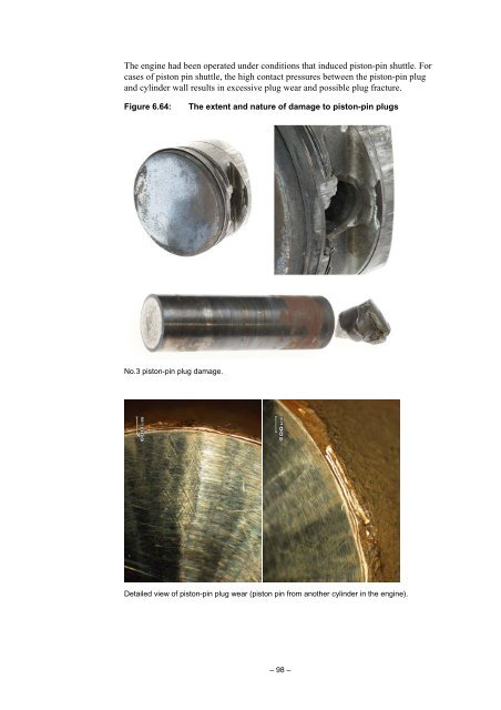 The engine had been opera