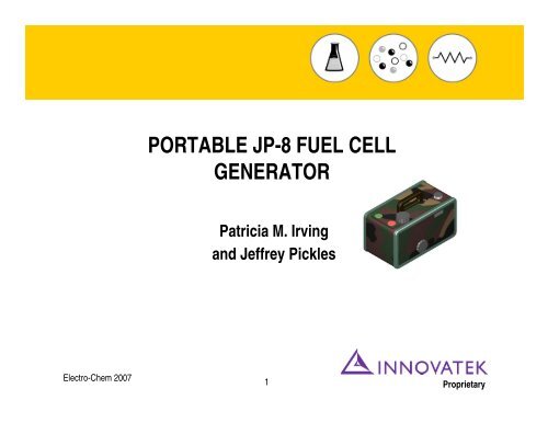 PORTABLE JP-8 FUEL CELL GENERATOR