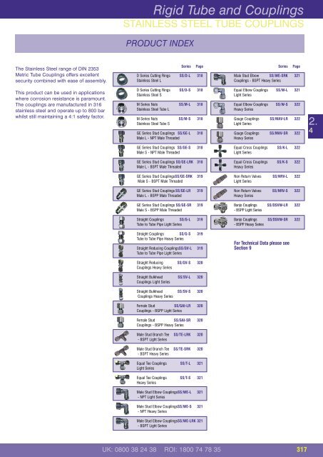 Rigid Tube and Couplings - Pirtek