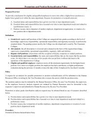 Application for Position Reclassification Form - Human Resources