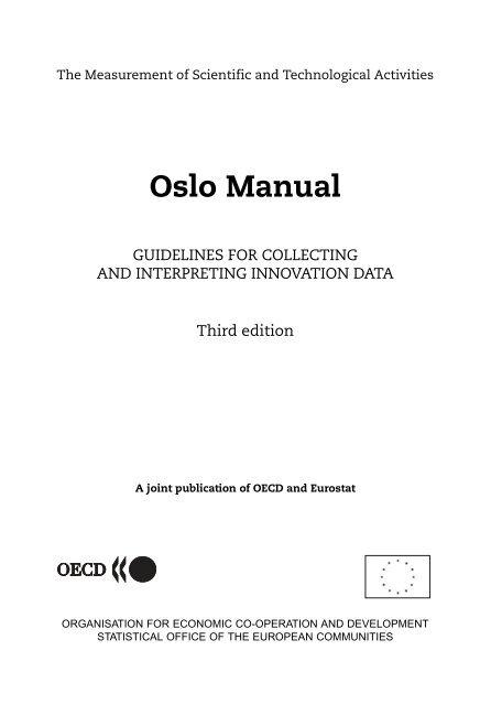 Oslo Manual 2005 Eurostat