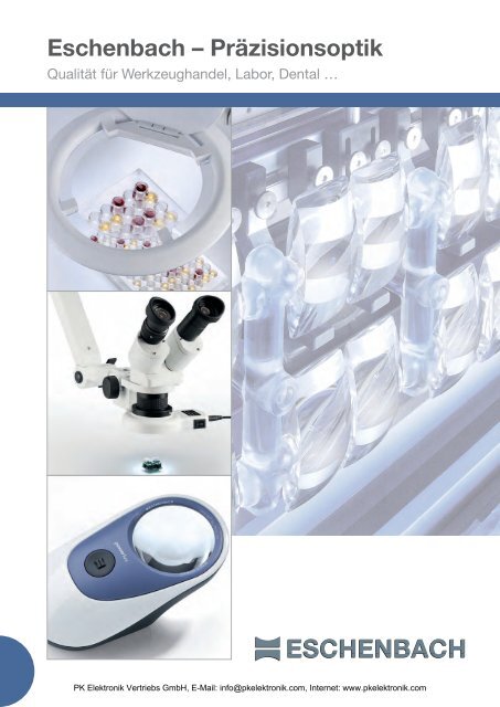 Katalog Eschenbach PrÃ¤zisionsoptik - PK Elektronik