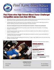 Paul Kane High School Colour Ceremony Program