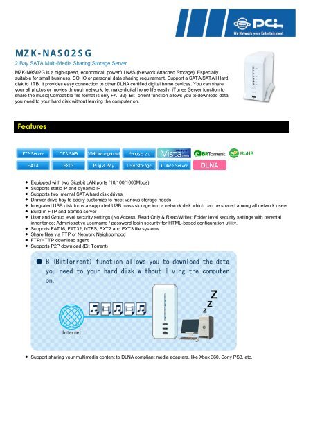 MZK-NAS02SG - Planex.net