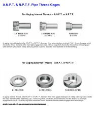 Pitch Diameter Charts