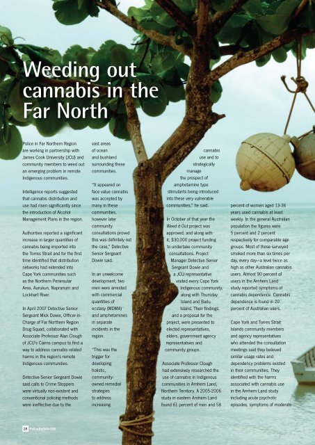 Weeding out cannabis in the Far North - Queensland Police Service