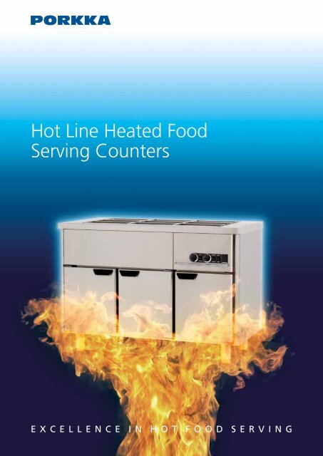 Hot Line Heated Food Serving Counters