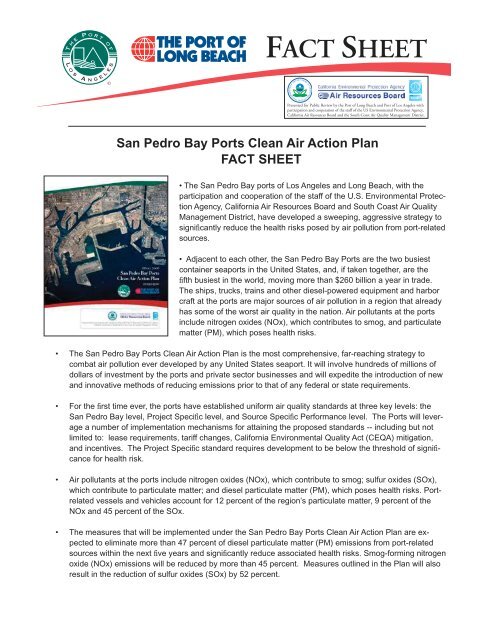 Fact Sheet update.indd - Port of Los Angeles