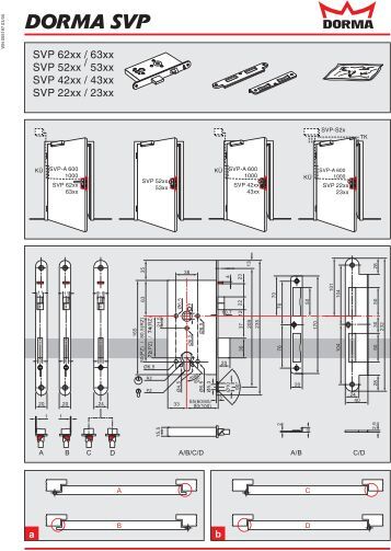 dorma m-svp 2000 / m-svp 2000 dcw