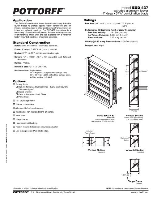model EXD-437 - Pottorff