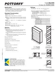 Standard Finish colors for aluminum products and ... - Pottorff