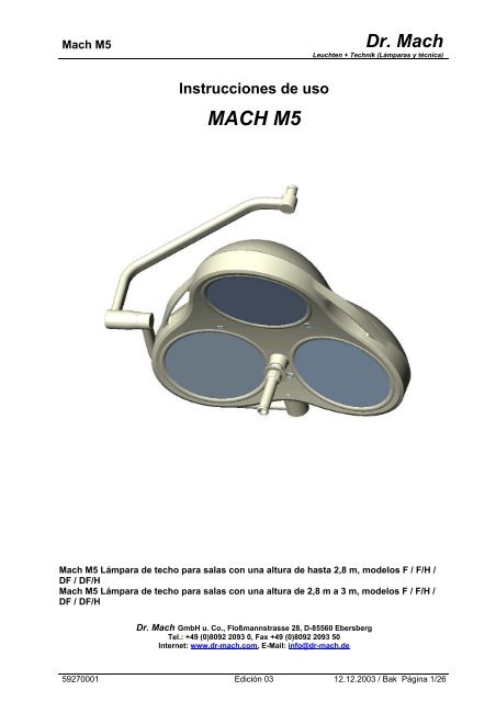 MACH M5 - Dr. Mach