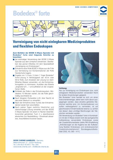 Bodedex ® forte BODE–S