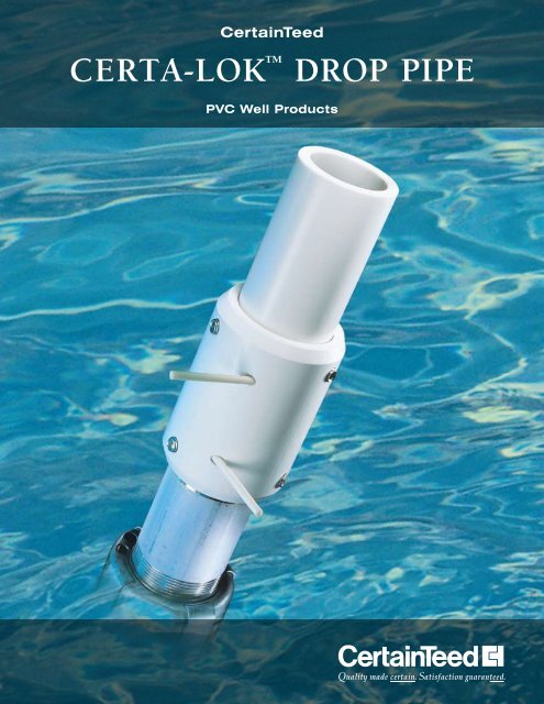 certa-lokâ ¢ Drop pipe - Preferred Pump