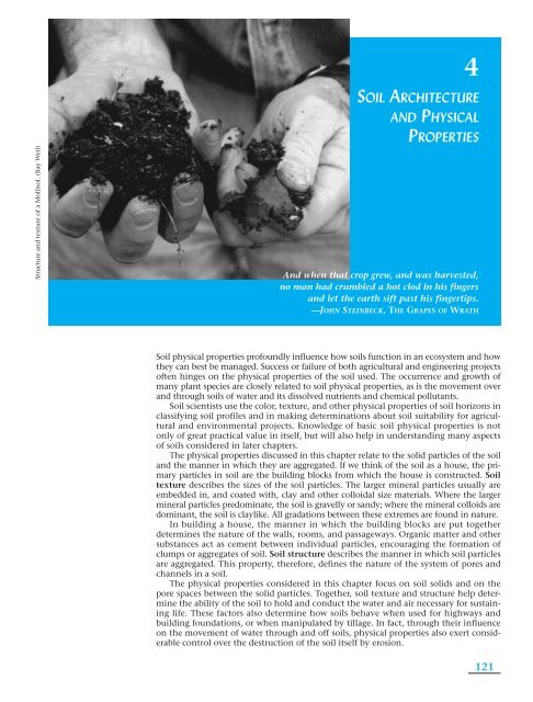 SOIL ARCHITECTURE AND PHYSICAL PROPERTIES