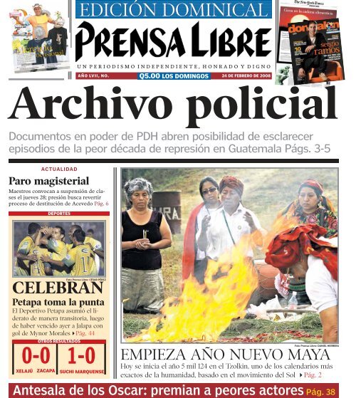 EdiciÓn Dominical Prensa Libre