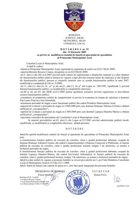Vizualizare PDF - Primaria Municipiului Arad