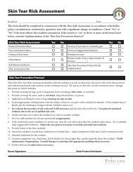 Falls: Morse Fall Scale - Primaris
