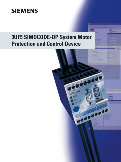 3UF5 SIMOCODE-DP System Motor Protection and Control Device