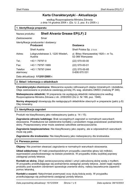 Shell Alvania Grease 1029: Safety Data Sheet PDF, 56% OFF