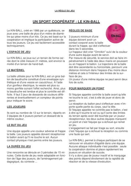 (Lecture cycle 3 - Fiche 42 la rÃ¨gle du jeu site) - Professeur Phifix