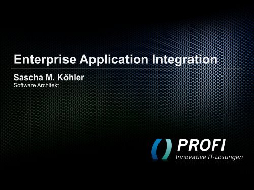 Software Architekt - PROFI Engineering Systems AG