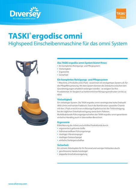 TASKI®ergodisc omni