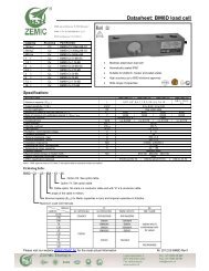 Datasheet: H8C load cell