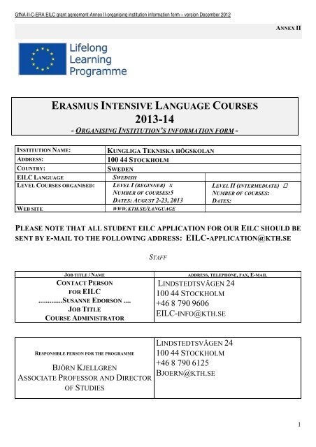 ERASMUS INTENSIVE LANGUAGE COURSES