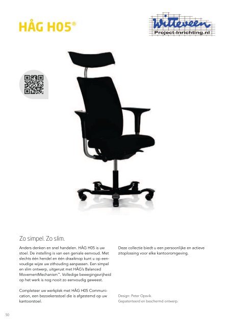 HAG H05 brochure - Witteveen Projectinrichting