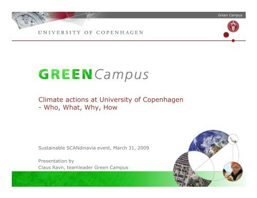 Green Campus presentation - Projects