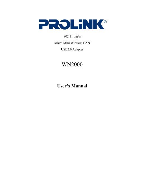WN2000 - PROLiNK