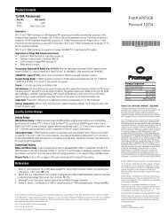 GoTaq Green Master Mix Product Information Sheet ... - Promega