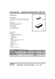 UTC UC3842B / 3843B LINEAR INTEGRATED CIRCUIT
