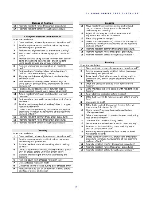CLINICAL SKILLS TEST CHEC