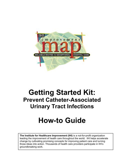 Prevent Catheter-Associated Urinary Tract Infections How-to Guide