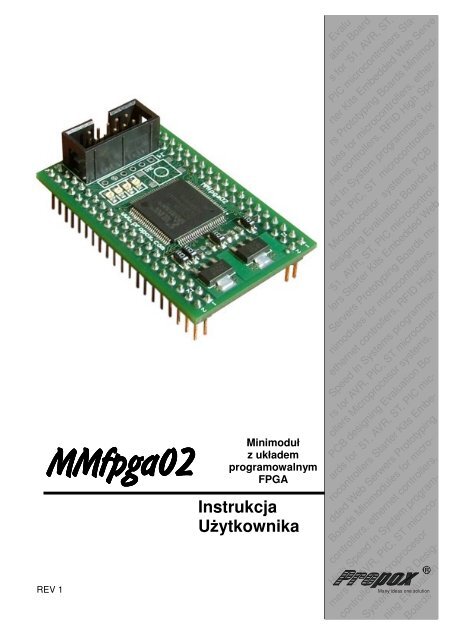 MMfpga02 Instrukcja uÅ¼ytkownika - propox