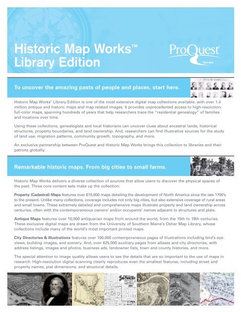 ProQuest - Historic Map Works Brochure (PDF)