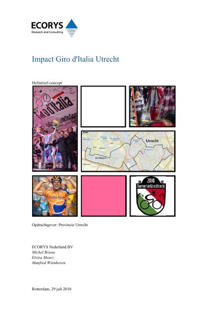 Economische effecten Giro Utrecht (PDF, 654 kB) - Provincie Utrecht