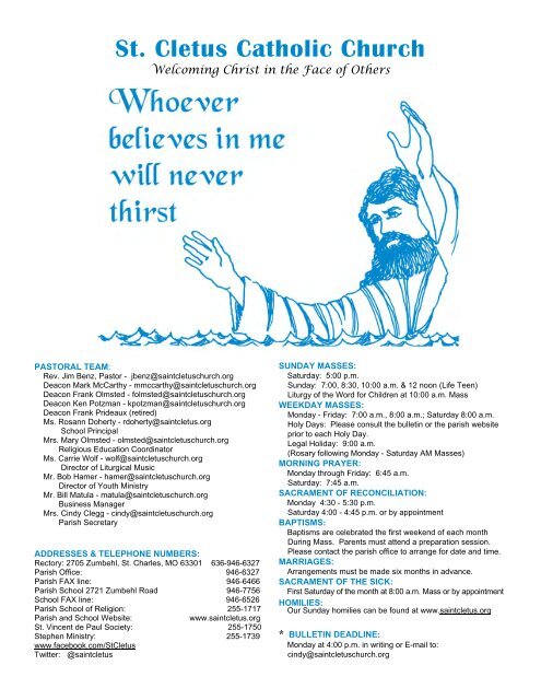 St. Cletus Catholic Church - Psichurch.com