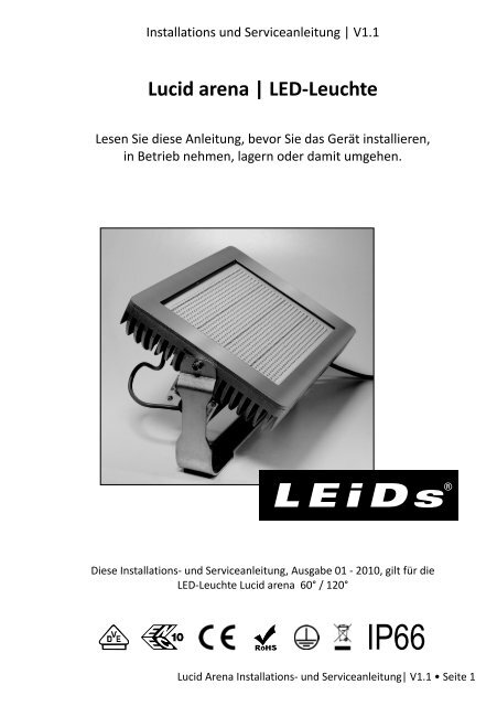 Lucid arena | LED-Leuchte - LEIDS