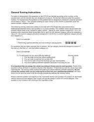 Scoring Instructions - NICHQ Vanderbilt Forms