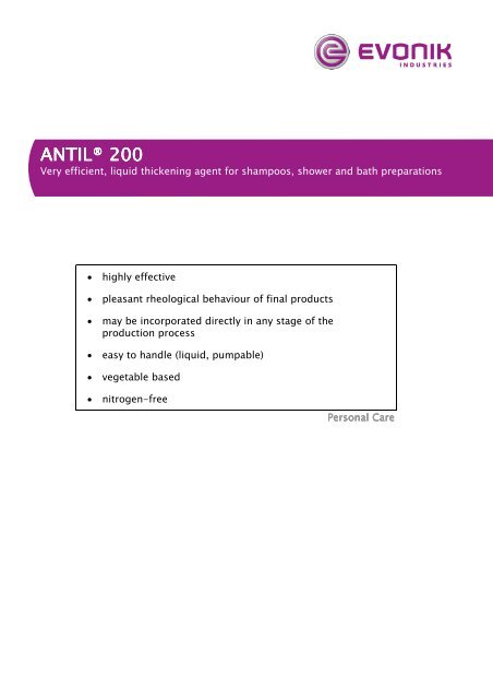 ANTILÂ® 200 ANTILÂ® 200