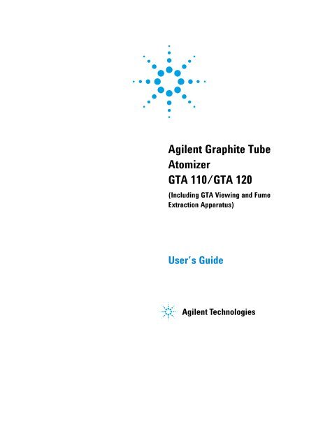 Agilent Graphite Tube Atomizer GTA 110/GTA 120 - PTB Sales